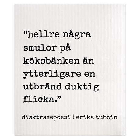 Disktrasa med rolig text: Hellre / Lagom | Bluebox.se